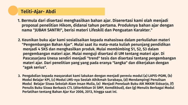 Pembelajaran terintegrasi | PPT