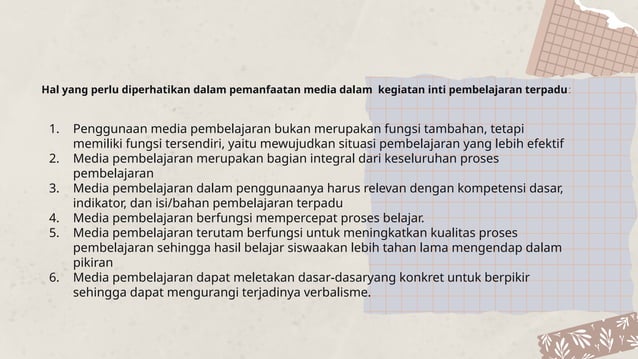 Pembelajaran terpadu Modul 2 _ PGSD UT_. | PPTX