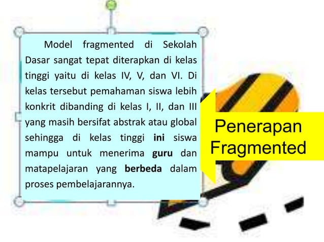 Pembelajaran Terpadu Penggalan (Fragmented) | PPTX