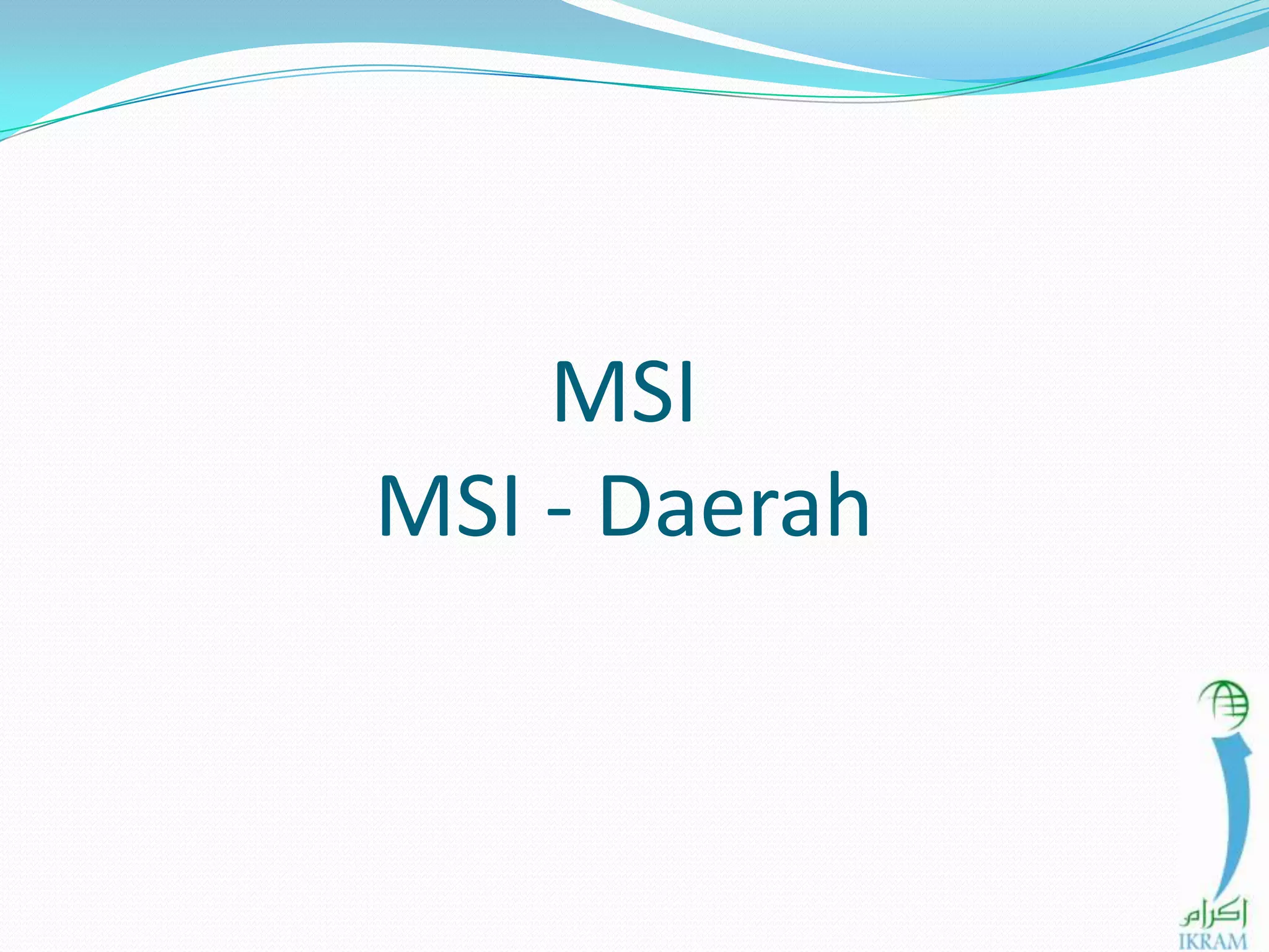 Pembentangan ydp msi apr 2012 | PPT