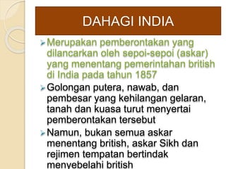 REAKSI MASYARAKAT TEMPATAN TERHADAP PERLUASAN KUASA BARAT | PPTX
