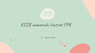 Pembentukan & pelaksanaan KSSR semakan 2017. (pembentangan) | PPTX