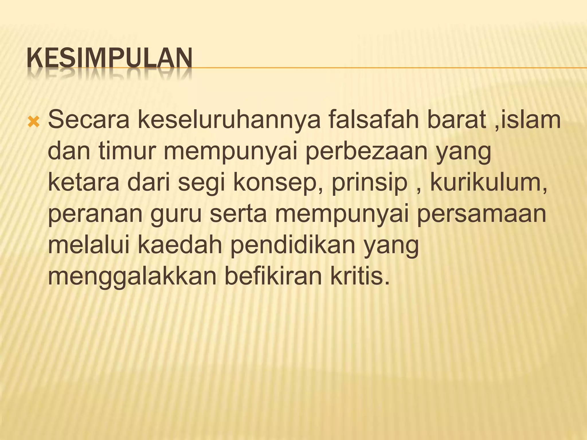 Pembentangan falsafah:) | PPTX