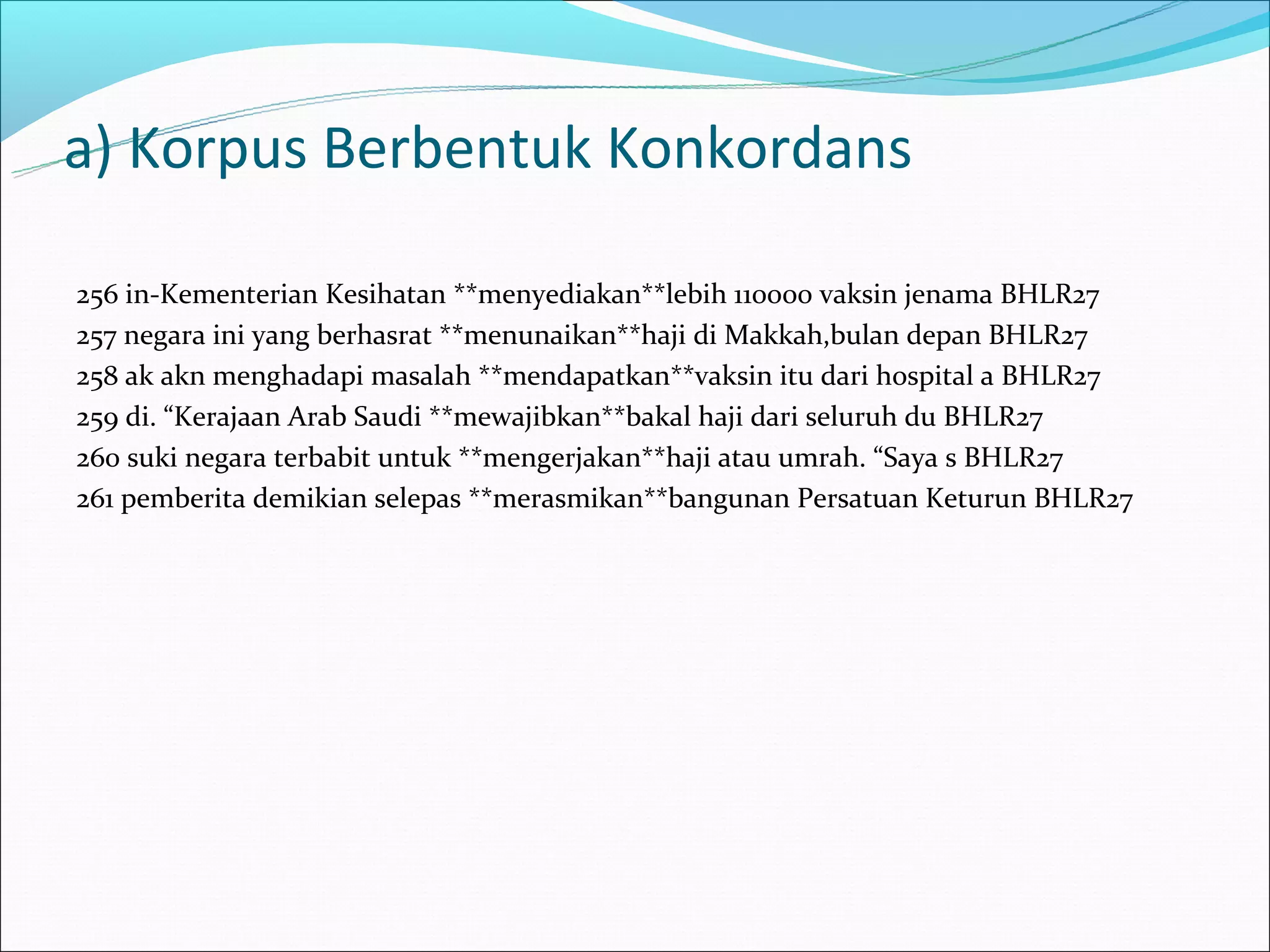 Pembentangan krb korpus berkomputer | PPT