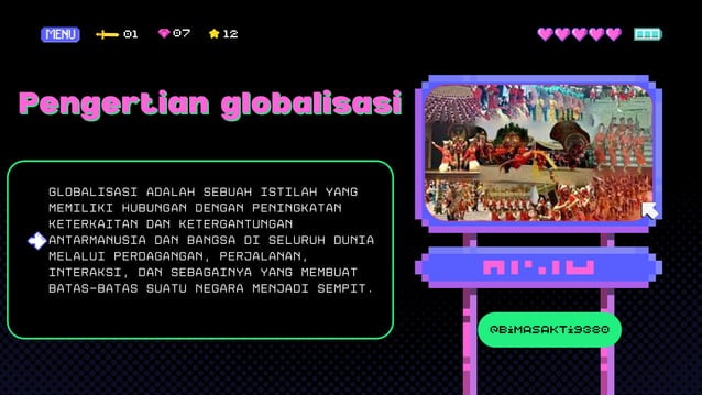 Pembentangan Kreatif Berilustrasi Dalam Trend Neon Hitam Neon Hijau ...