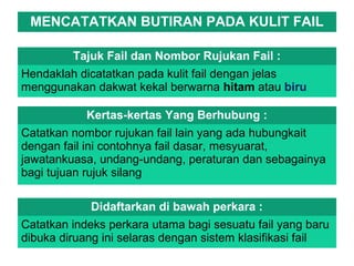 PENYELENGGARAAN SISTEM FAIL DAN REKOD | PPT