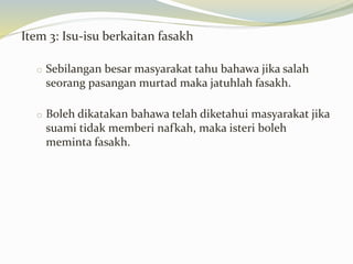 KP Syariah Fasakh | PPTX
