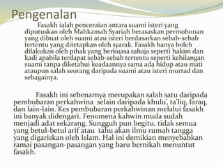 KP Syariah Fasakh | PPTX