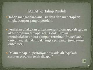 PROVUS'S DISCREPENCY EVALUATION MODEL | PPTX