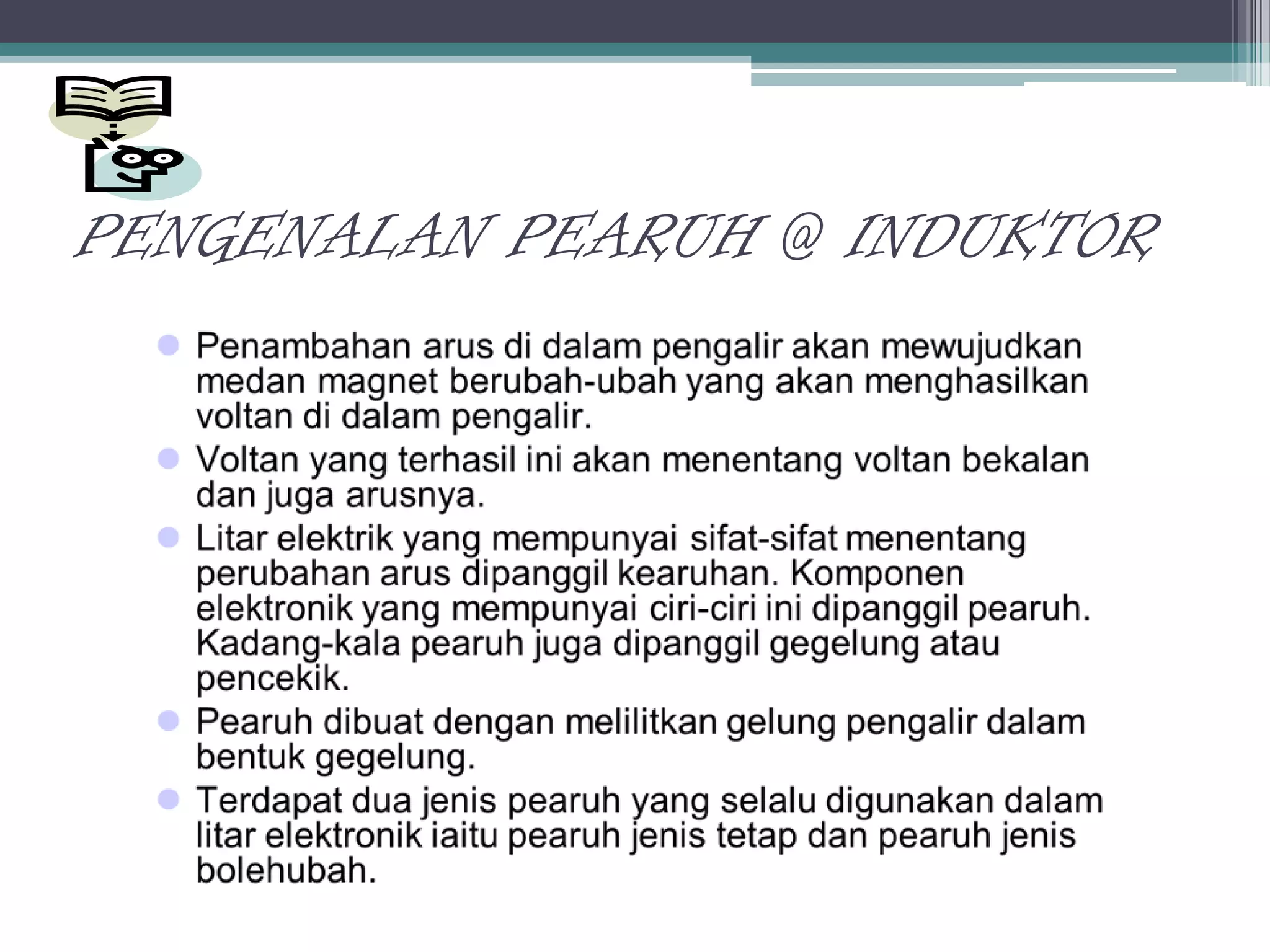 Pembentangan pearuh@induktor (inductor) | PPTX