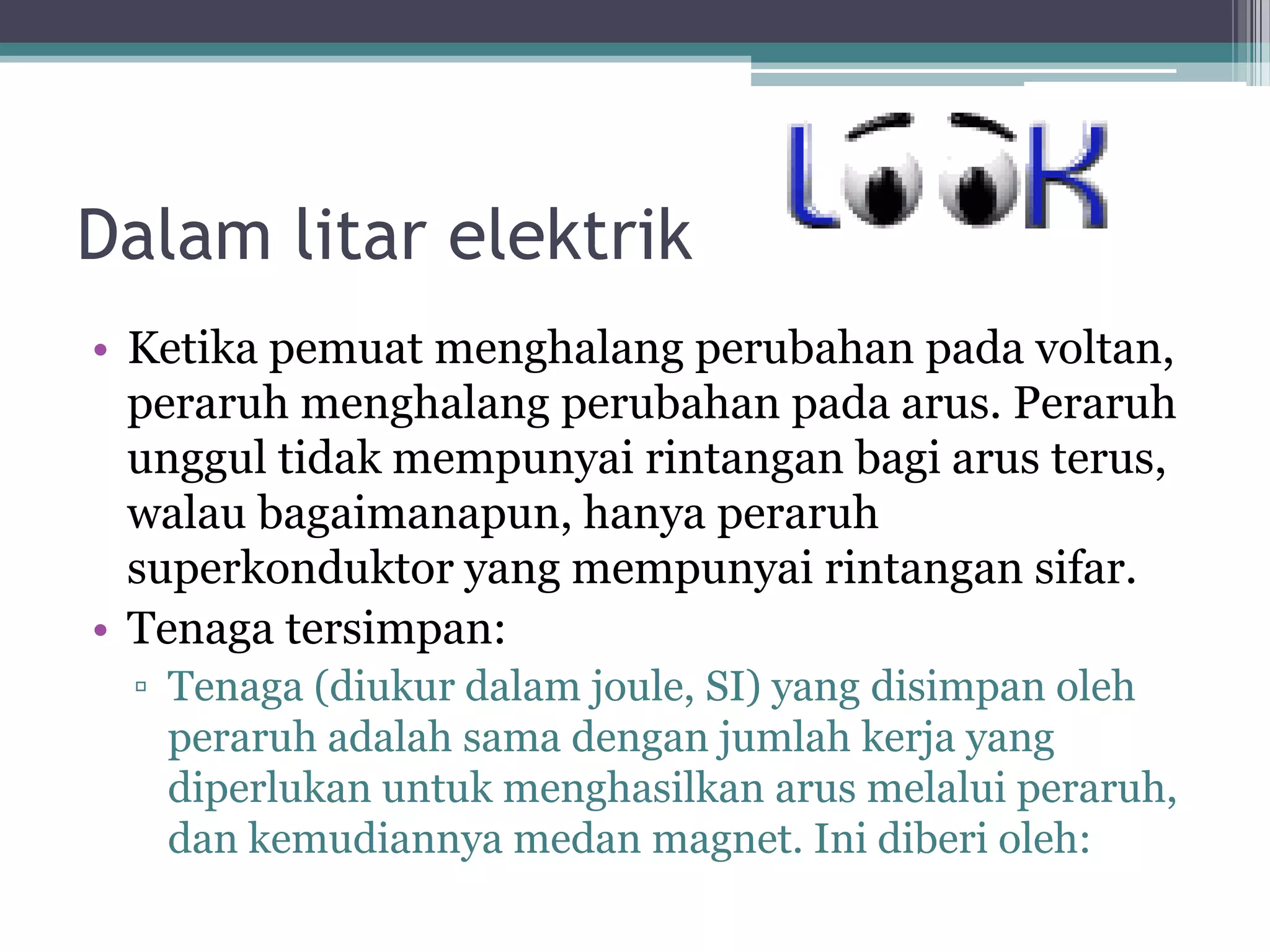 Pembentangan pearuh@induktor (inductor) | PPTX