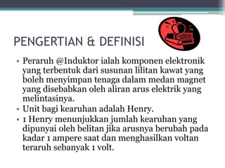Pembentangan pearuh@induktor (inductor) | PPTX