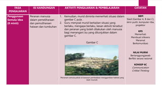 Pembentangan RPH Sains Tahun 6: Pemeliharaan dan Pemuliharaan pptx | PPTX