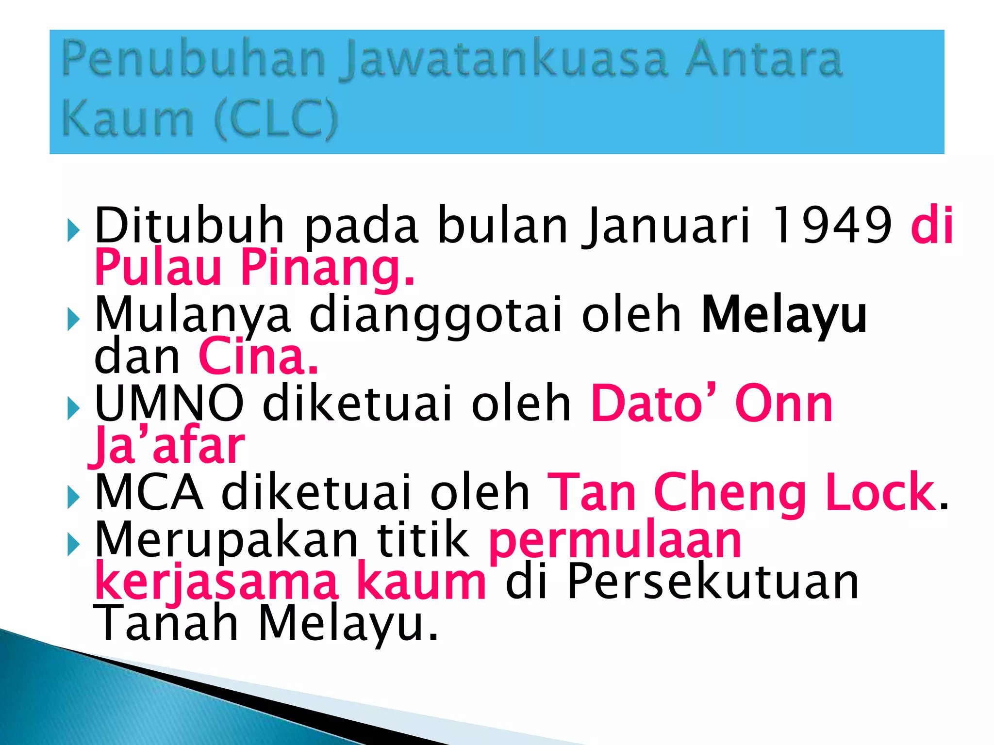 proses kemerdekaan Tanah Melayu 1957 | PPTX