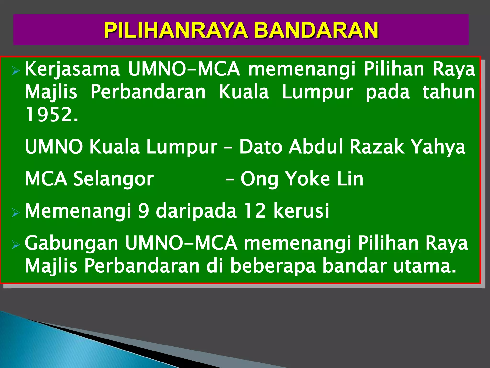 proses kemerdekaan Tanah Melayu 1957 | PPTX