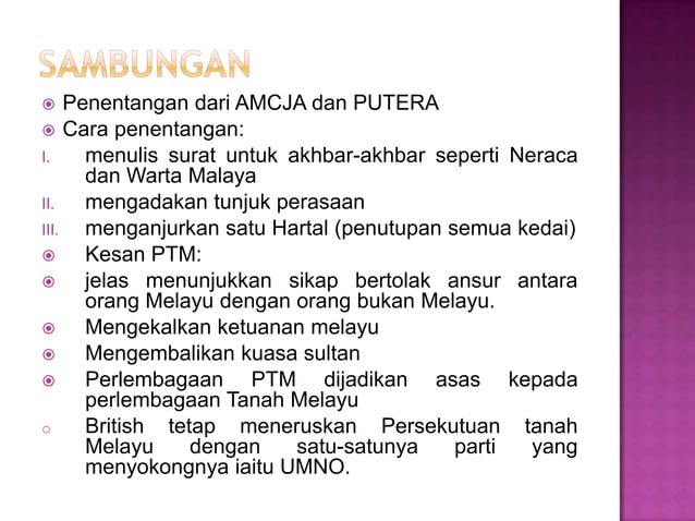 proses kemerdekaan Tanah Melayu 1957 | PPTX