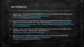 Mixed-member proportional representation (MMP) | PPTX