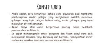 Teknologi Dalam PdP (Audio) | PPTX