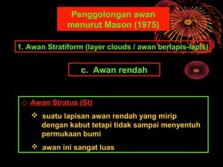 Agroklimatologi Pembentukan awan dan hujan | PPT