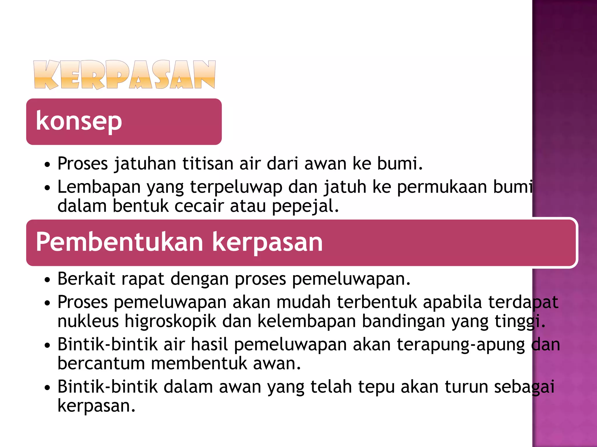 Pembentukan awan dan kerpasan | PPTX