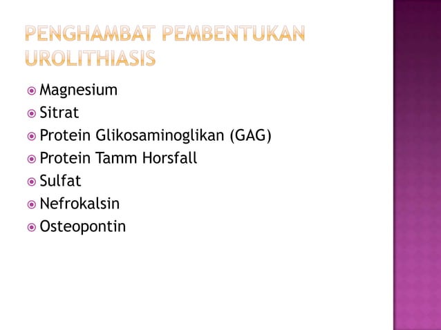 Pembentukan batu kemih 2013 | PPT