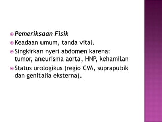 Pembentukan batu kemih 2013 | PPTX