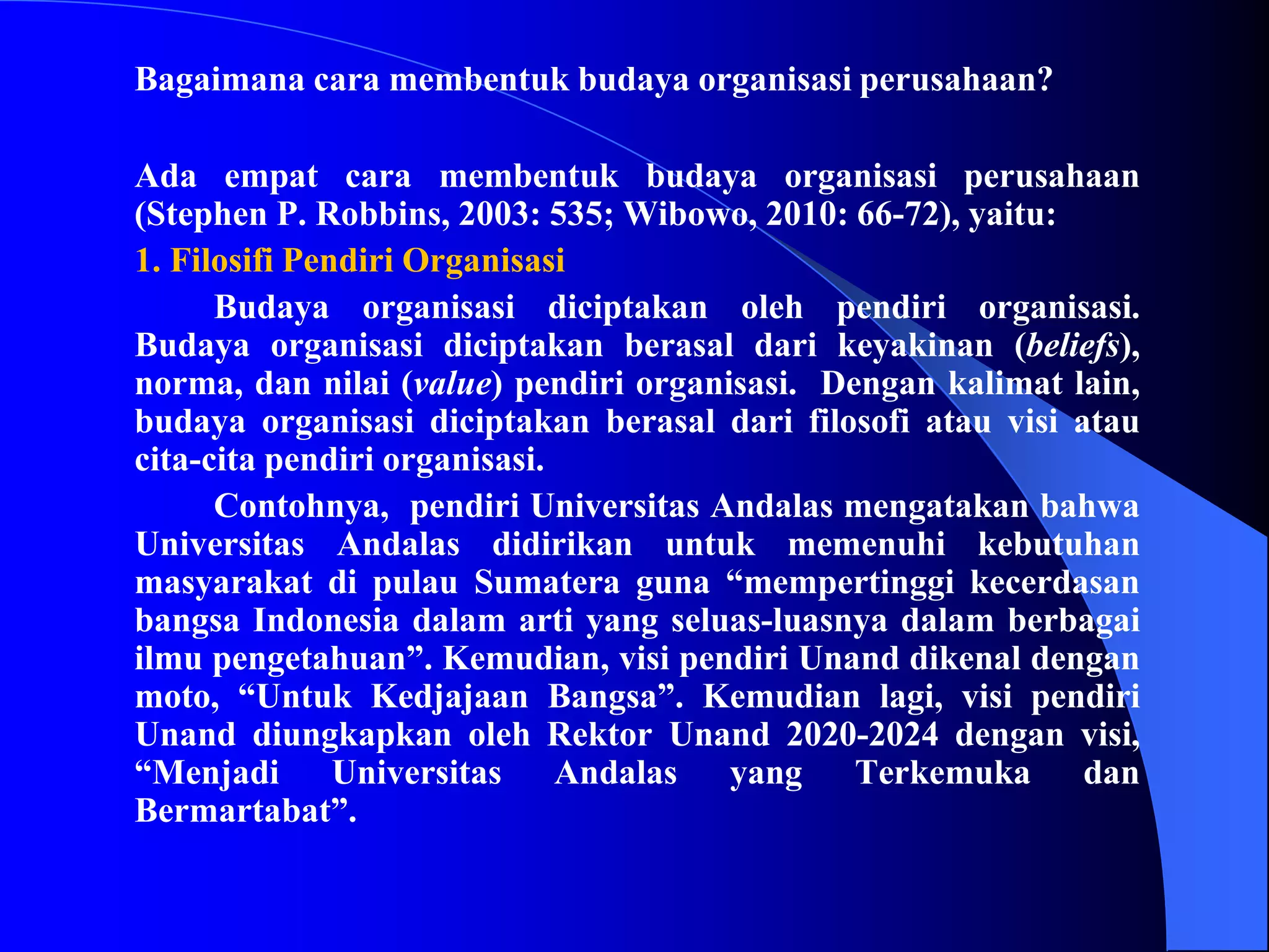 Pembentukan Budaya Organisasi Perusahaan.ppt