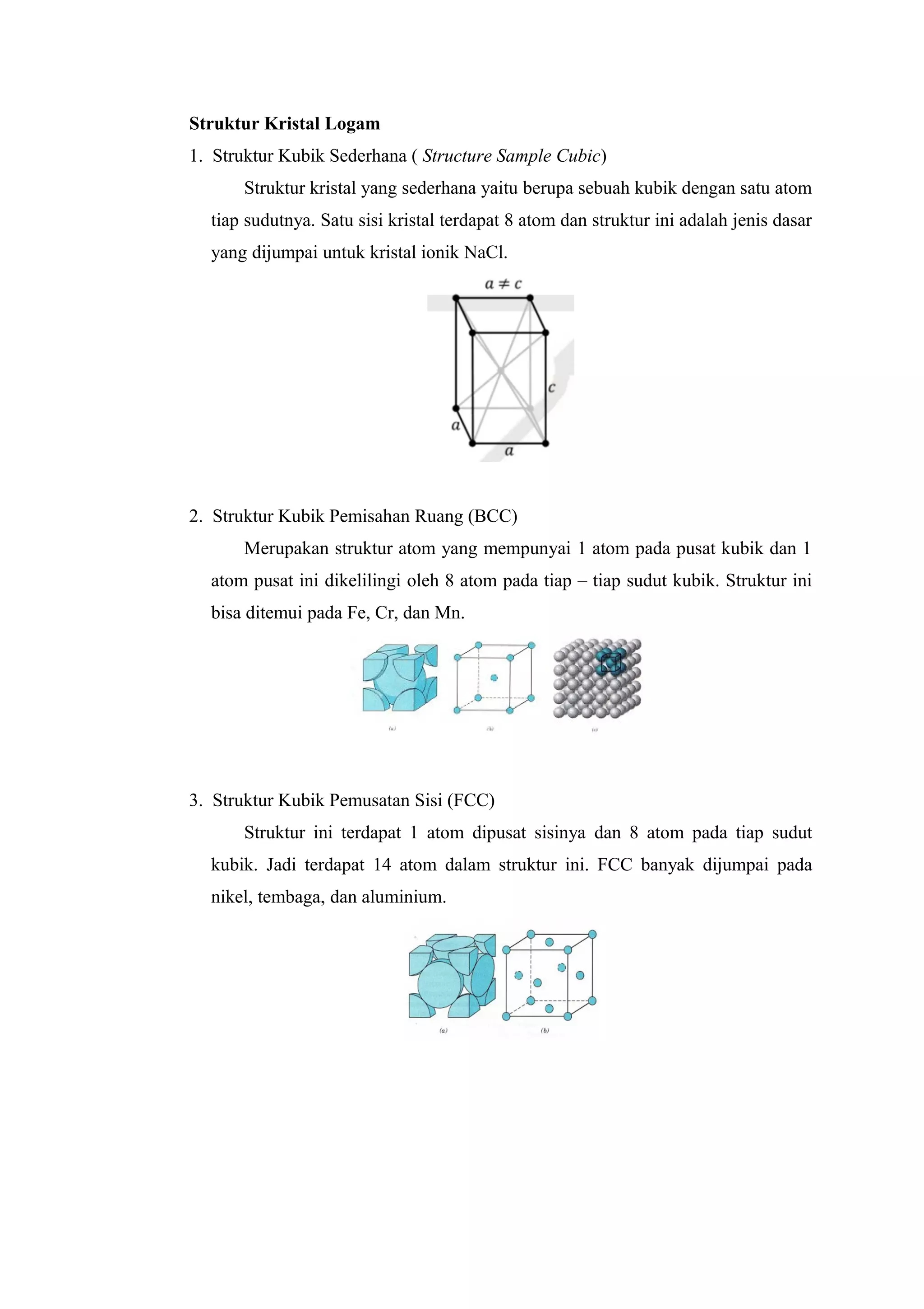 Pembentukan butir struktur kristal pada logam | DOC