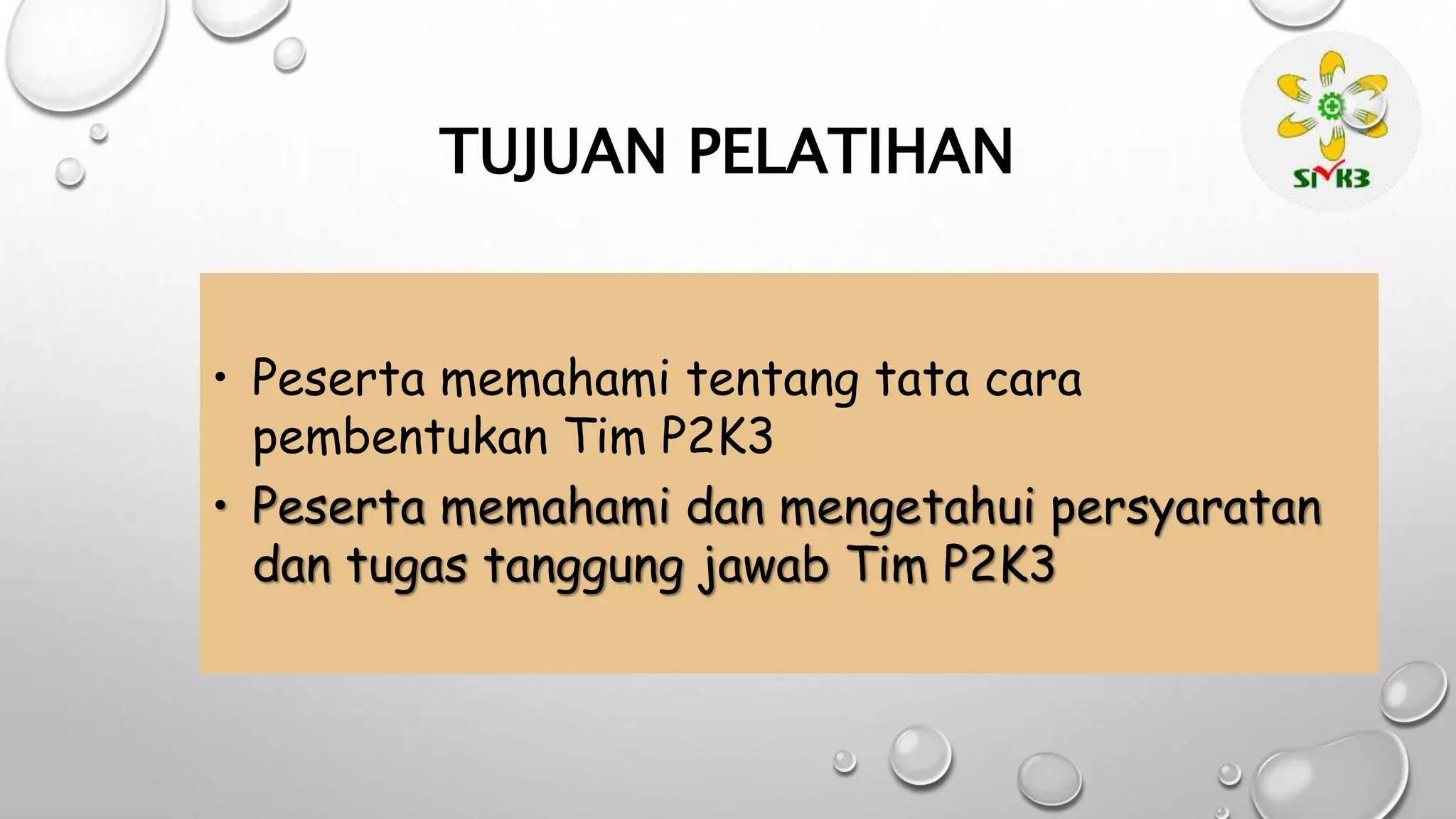 Pembentukan dan Peran P2K3 | PPTX