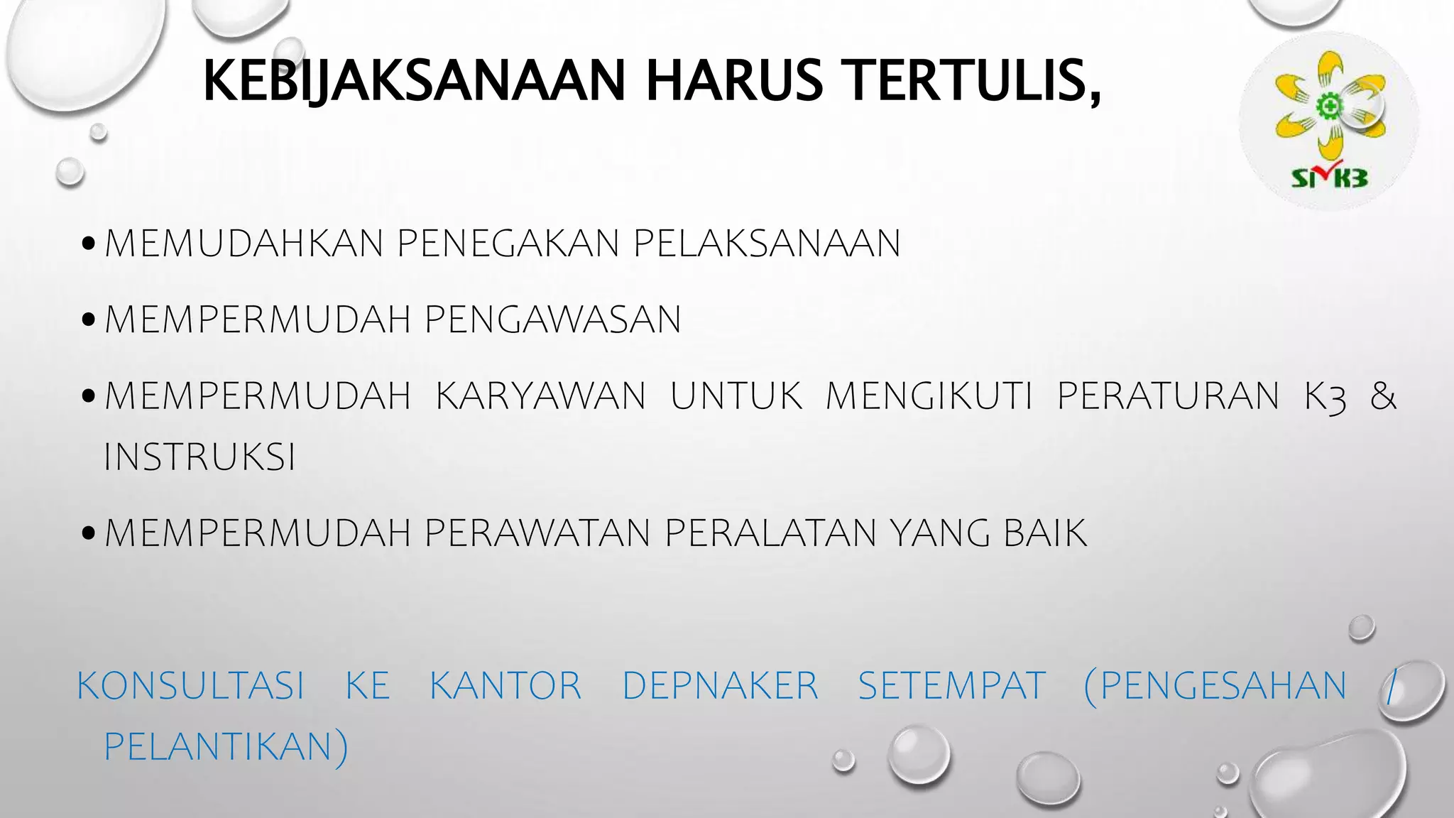 Pembentukan dan Peran P2K3 | PPTX