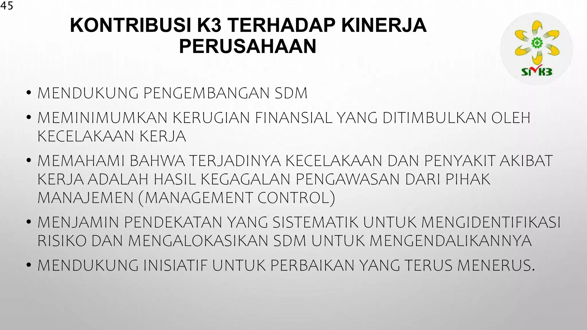 Pembentukan dan Peran P2K3 | PPTX