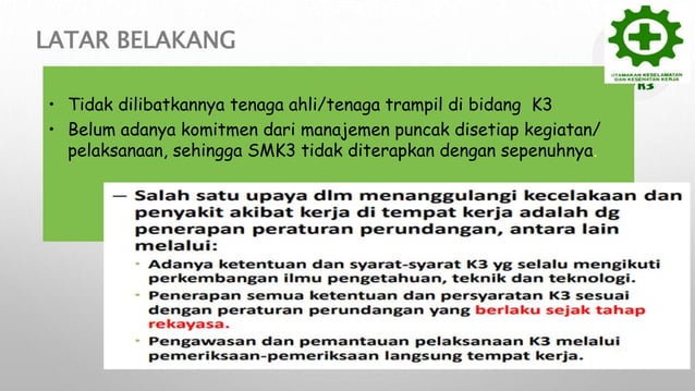 Pembentukan dan Peran P2K3 | PPTX