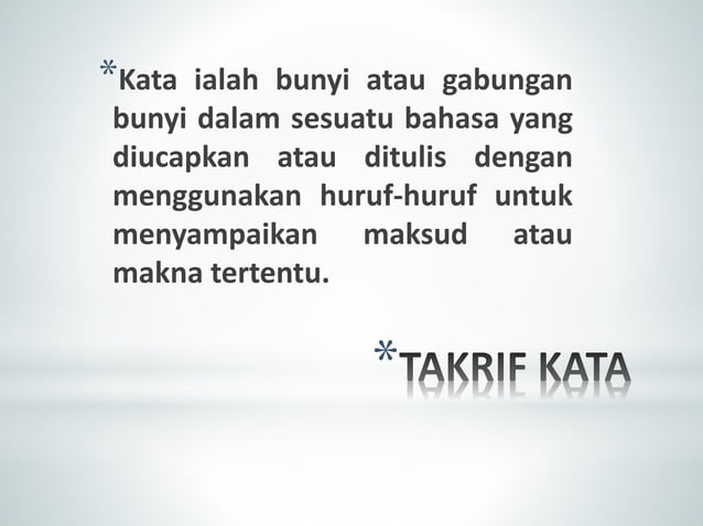 Pembentukan kata | PPTX