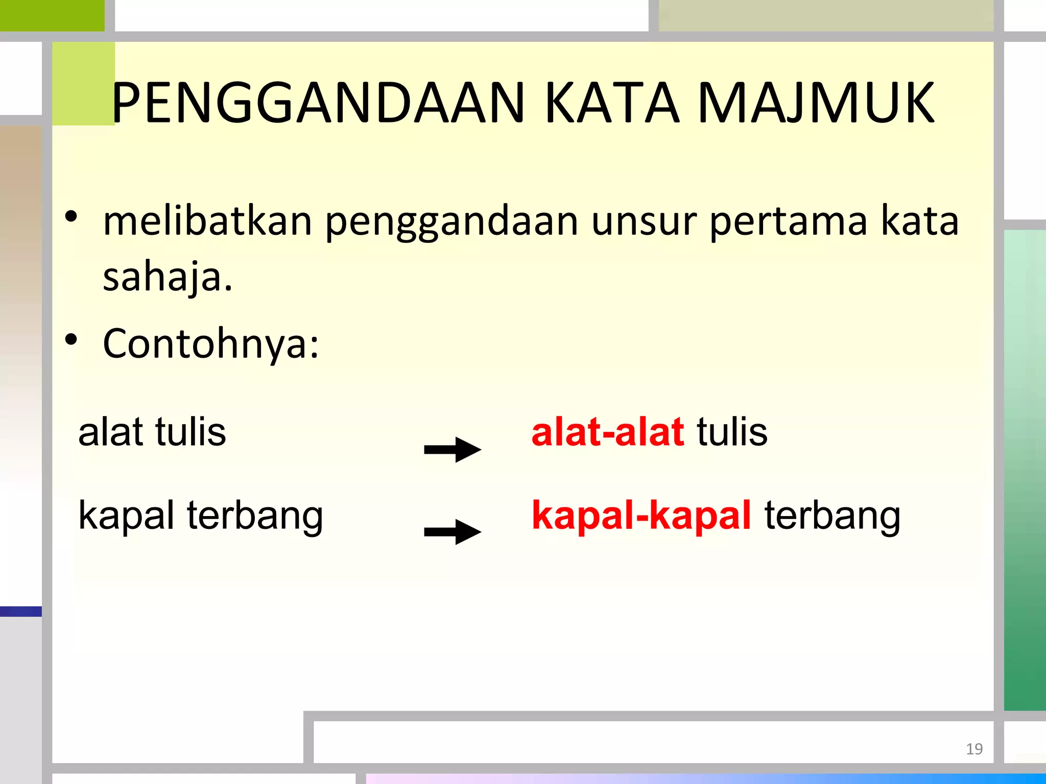 Pembentukan kata dalam bm | PPT