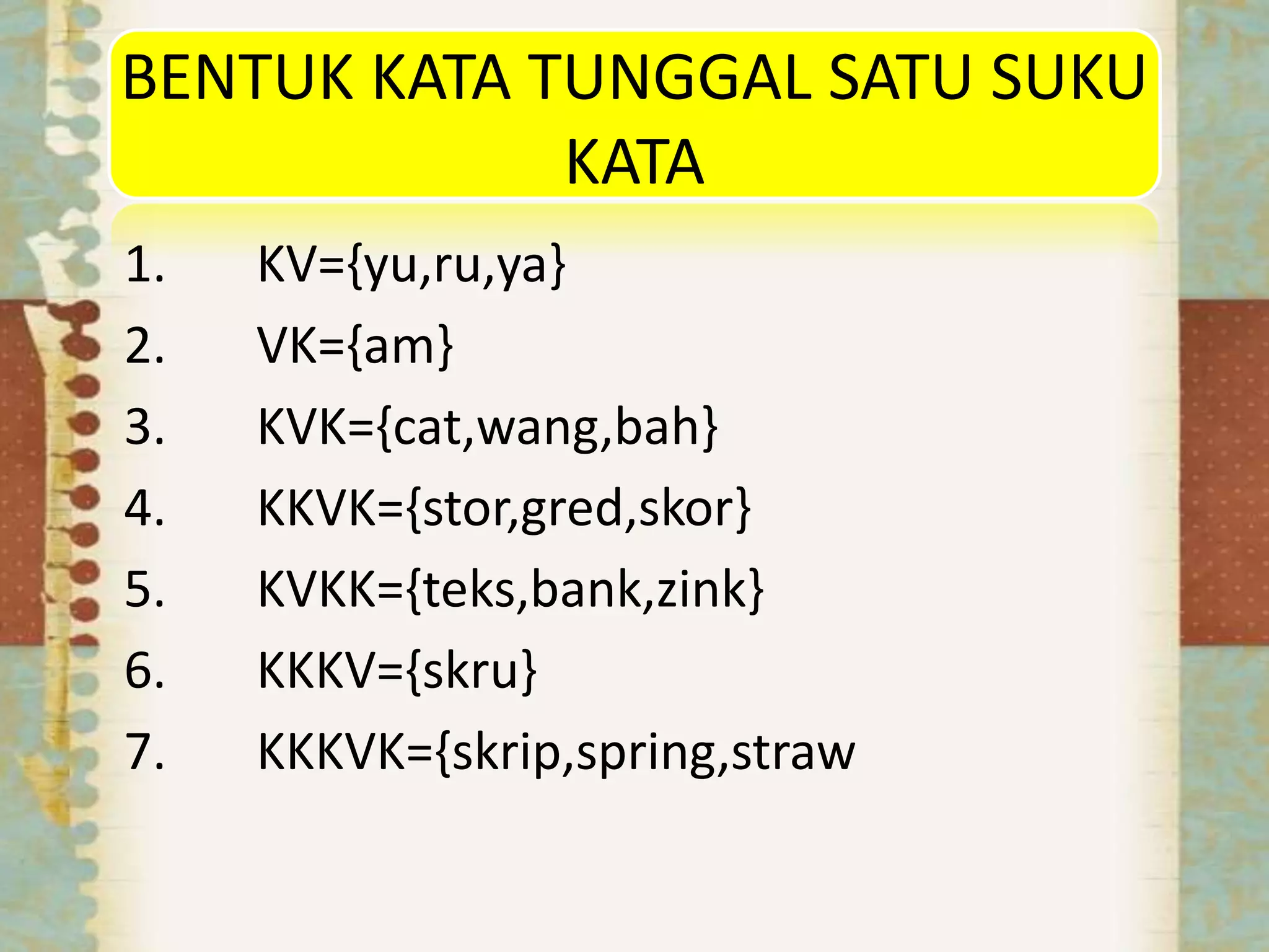 Pembentukan kata nama | PPTX
