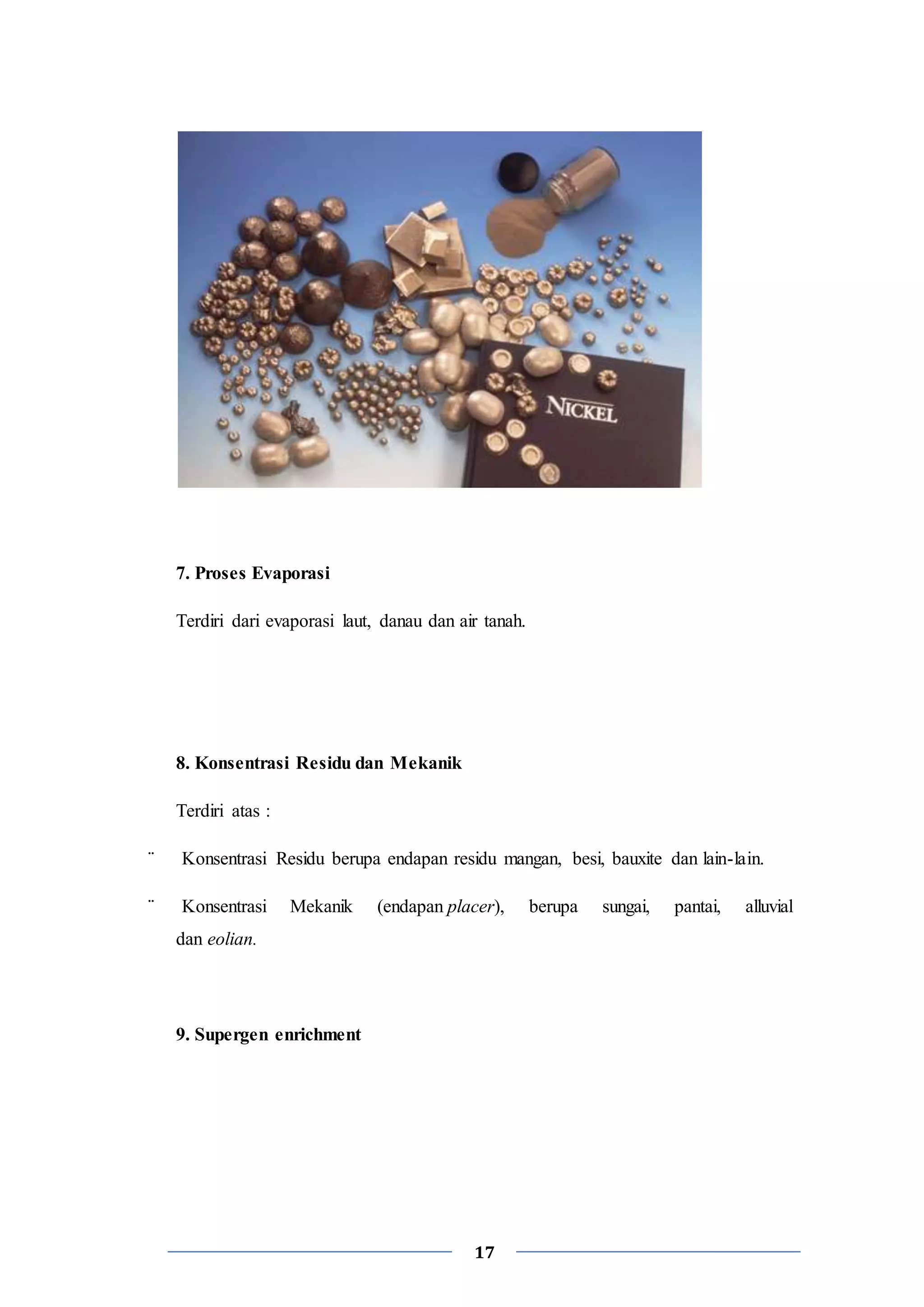 Pembentukan Mineral Logam di Indonesia | DOCX