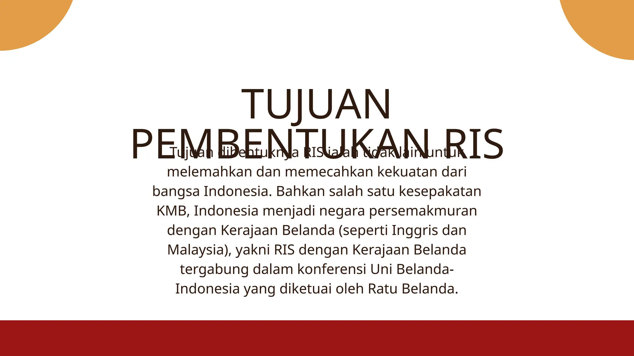 Pembentukan Negara Indonesia Presentasi Merah Putih Coklat Ilustrasi (1 ...