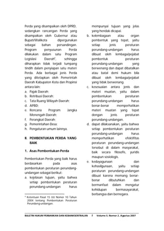 Pembentukan perda | PDF