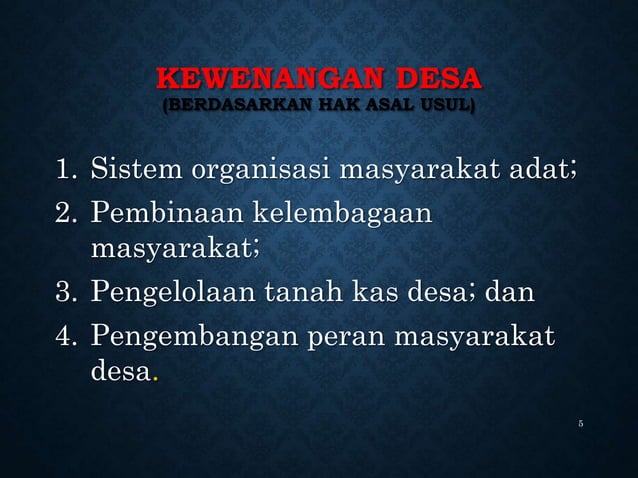 Pembentukan Peraturan Desa | PPTX
