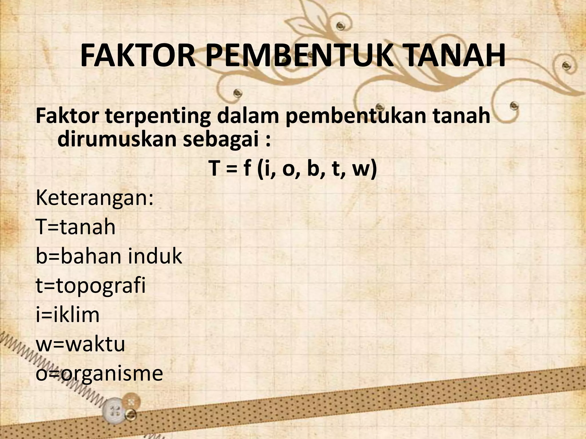 Pembentukan tanah | PPTX