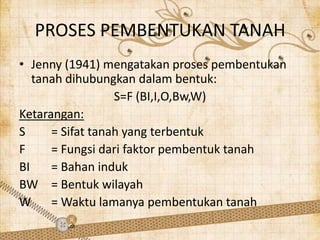 Pembentukan tanah | PPTX