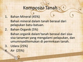 Pembentukan tanah | PPTX