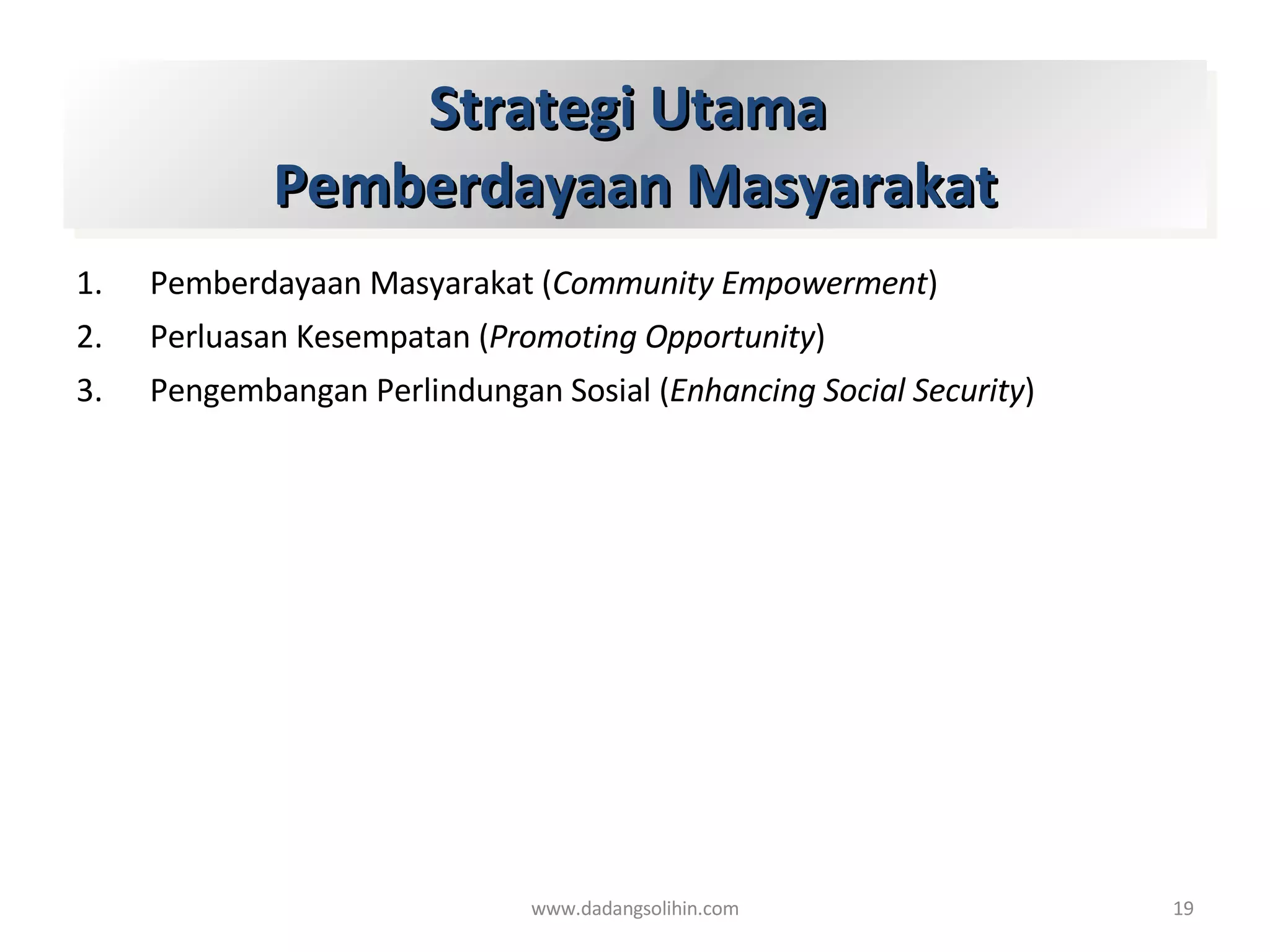 Tantangan Pembangunan dan Pemberdayaan Masyarakat di Era Otoda | PPT