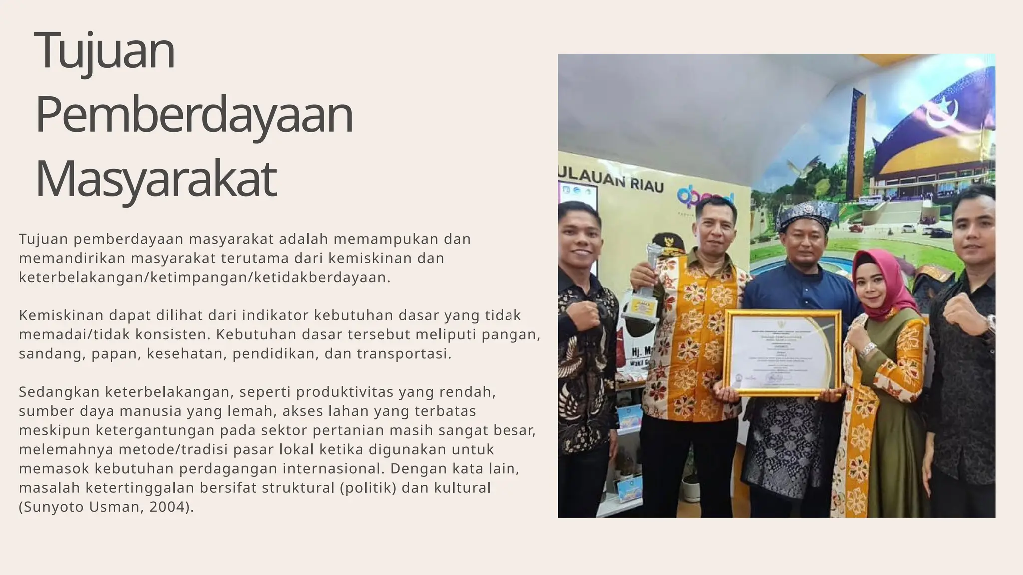 Presentasi Pemberdayaan Masyarakat (Agil Musa) | PPTX