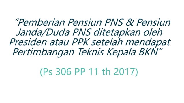 Presentasi Pemberhentian/Pensiun SIASN 2023 | PPTX