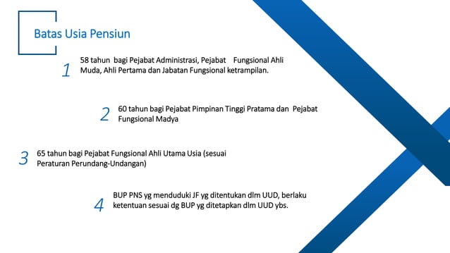 Presentasi Pemberhentian/Pensiun SIASN 2023 | PPTX
