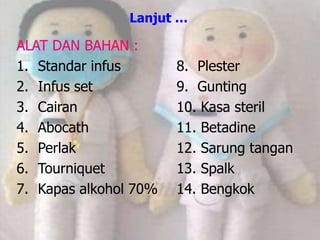 Pemberian cairan melalui infus | PPTX