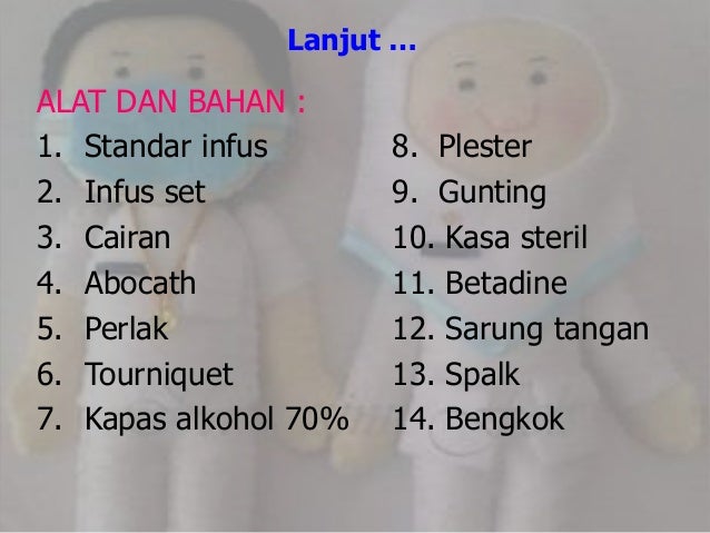 Alat Dan Bahan Pemasangan Infus