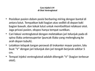 Pemberian Injeksi Intramukular.Obat yang diberikan melalui jalur I.M ...