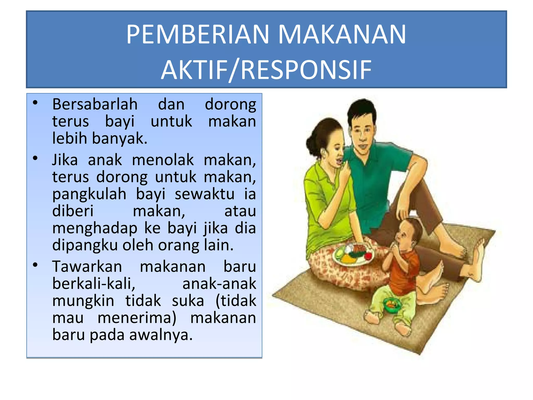 Pemberian makan bayi dan anak (pmba) | PPT